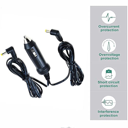 Dysead DC Car Charger Compatible with PD7016/07 PD9122/12 Dual Screens Portable DVD Player