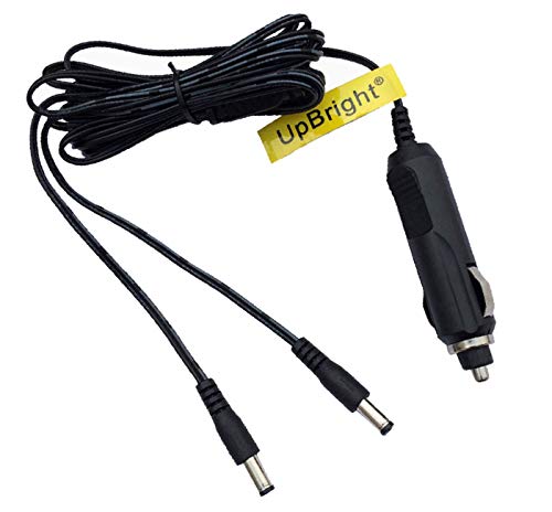UpBright New Car DC Adapter Compatible with RCA DRC630N Portable Dual-Screen DVD Player Auto Vehicle Boat RV Cigarette Lighter Plug Power Supply Cord Charger