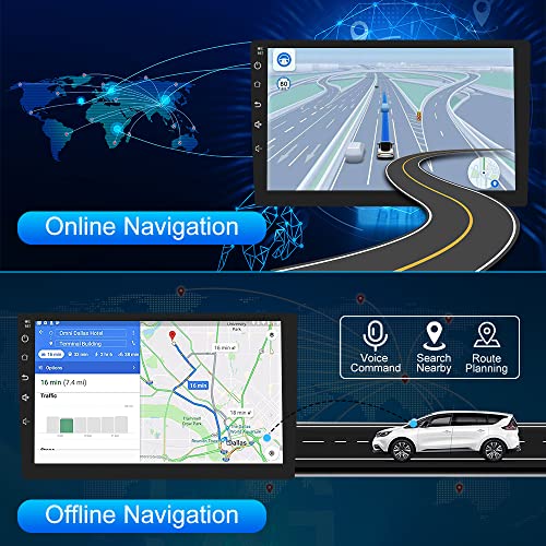 Car Radio Stereo Android 11 for Toyota Yaris 2011 2012 2013 2014 9 inch Touch Screen with Apple CarPlay Andriod Auto and WiFi GPS Navigation DSP Bluetooth