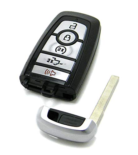OEM 5-Button Smart Key Fob Remote Compatible With 2017-2020 Ford F-Series Truck (FCC ID: M3N-A2C93142600, P/N: 164-R8166, HC3T-15K601-BB)