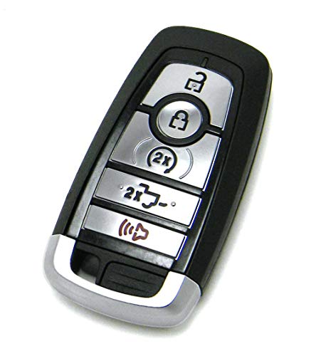 OEM 5-Button Smart Key Fob Remote Compatible With 2017-2020 Ford F-Series Truck (FCC ID: M3N-A2C93142600, P/N: 164-R8166, HC3T-15K601-BB)