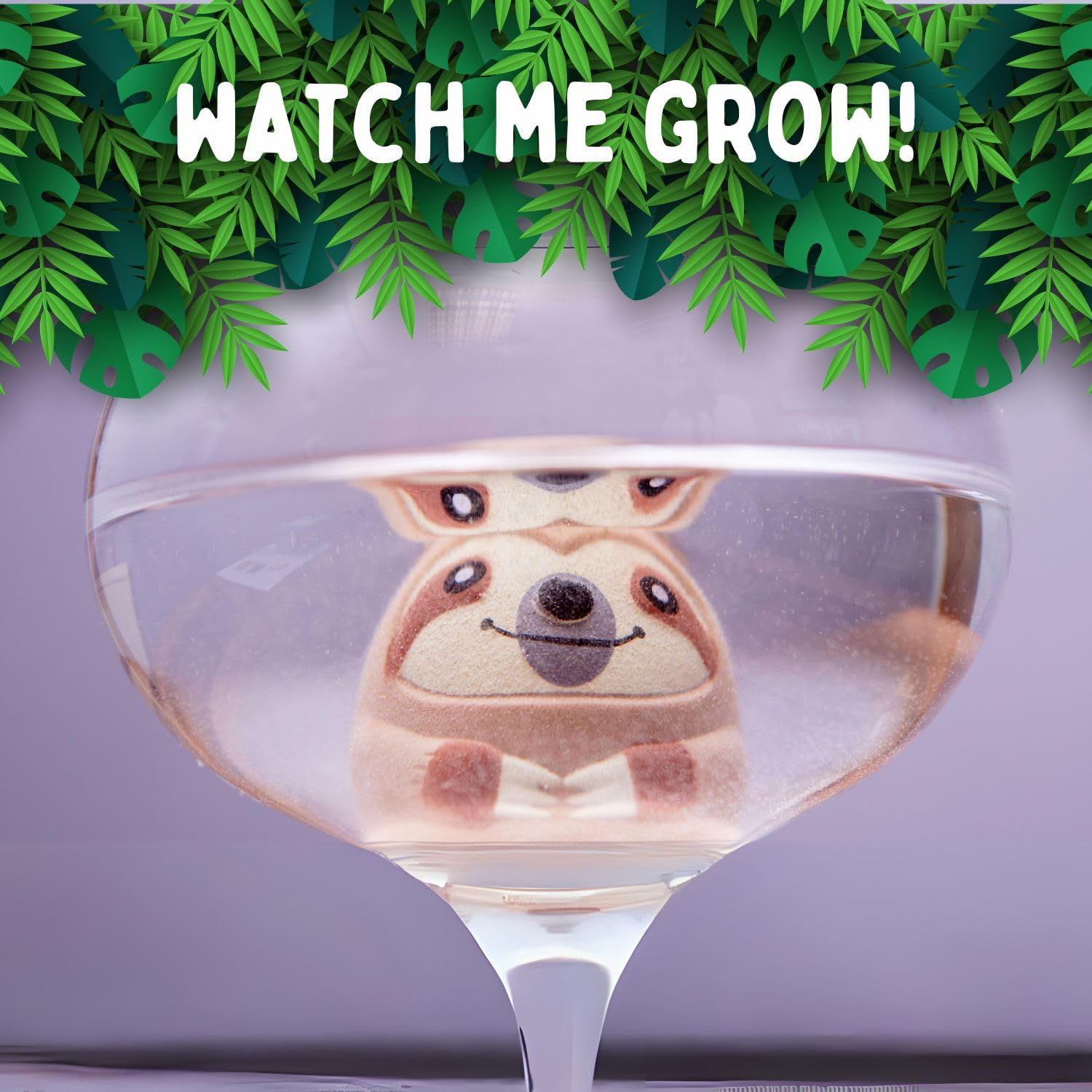 Boxer Gifts Water Growing Toys – Sloths Stocking Stuffers Kids & Adults-Fun Pass The Parcel Gifts & Bingo Items, Brown
