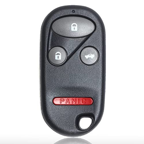 Car Key Fob Keyless Entry Remote Compatible with Honda Accord/Acura TL 1998 1999 2000 2001 2002 2003 4 Button Key Replacement (KOBUTAH2T)