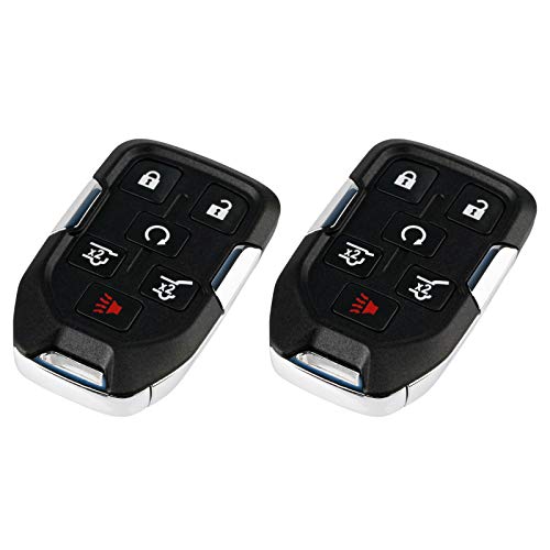Smart Key Fob Keyless Entry Remote fits 2015-2020 Chevy Suburban/Tahoe/GMC Yukon + Yukon XL (HYQ1AA, 13580802), Set of 2