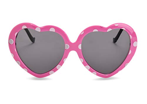 Minnie Mouse Girls Sunglasses for Kids Toddler Sunglasses with Kids Glasses Case (Pink)