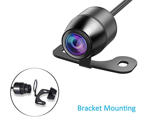 Reverse Backup Camera,170 Degree Wide View Angle Universal Car Front/Side/Rear View Camera,2 Installation Options,Removable Guildlines,Mirror Non-Mirror Image,12V only