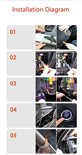 Dashcam Hardwiring Kit Mini USB Hard Wire Kit Compatible with Vantrue N2 Pro, N2, T2, N1 Pro, X4, M2,S1 Car Dash Camera Charger Cable Power Cord Power Supply, 4 Fuse Tap Cable and Installation Tool