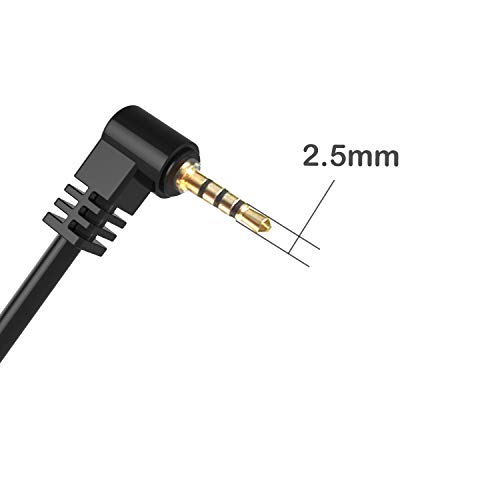Dash Cam Extension Cable,2.5mm End 6.5 Ft Extension Cord for Dash Camera, Extend Camera Cable for Rear View Reverse,Camera Mirror Camera,Backup Camera Extension Cable(6.5ft)