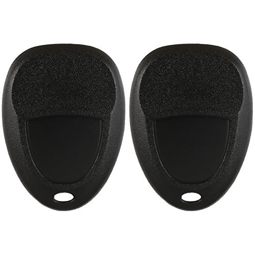 Discount Keyless Replacement Key Fob Car Remote and Uncut Transponder Key Compatible with 15913415, 25839476, ID 46 (2 Pack)