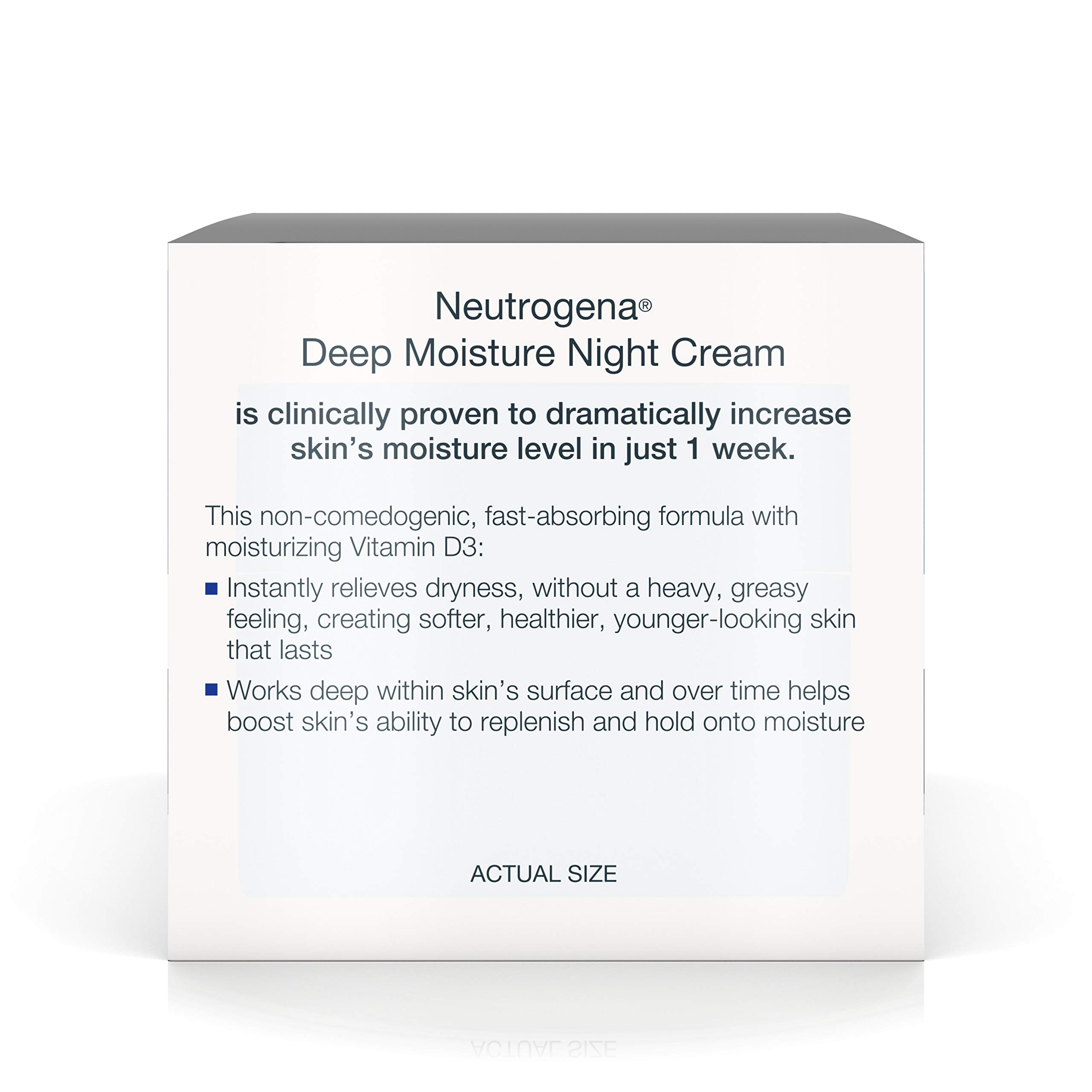 Neutrogena Deep Moisture Night Cream , 2.25 Ounce