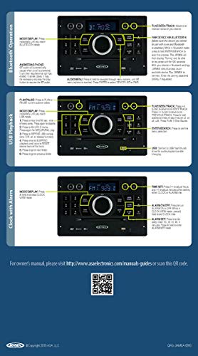 Jensen JWM6A DVD|USB|AUX|HDMI| Wallmount Stereo with App Control (jControl), Bluetooth A2DP/AVRCP Streaming Audio, Compatible with iPod/iPhone Control & Charging, DVD/CD-R/RW/MP3, 12V DC (Renewed)
