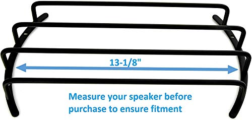 GS Power 12 inch Bar Grille for Subwoofer & Speaker in Chrome Silver or Matte Black Finish (1 pc). Also Available in 8 & 10”