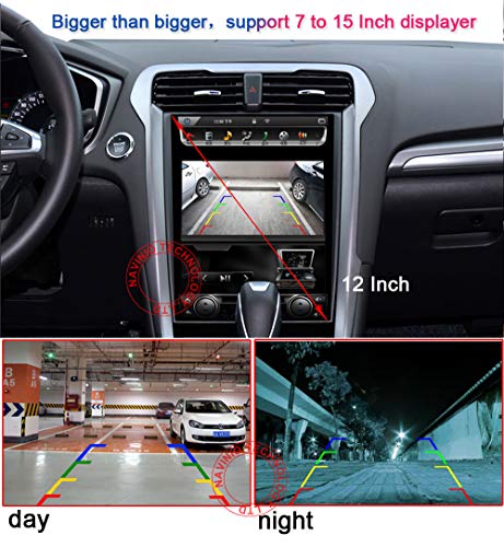 Super HD Vehicle Camera 1280x720 Pixels 1000 TV Lines Vehicle Car Rear View Backup Camera, 170° Viewing Angle Reversing Camera Replacement for Toyota Reiz Prius Prado Land Cruiser Waterproof