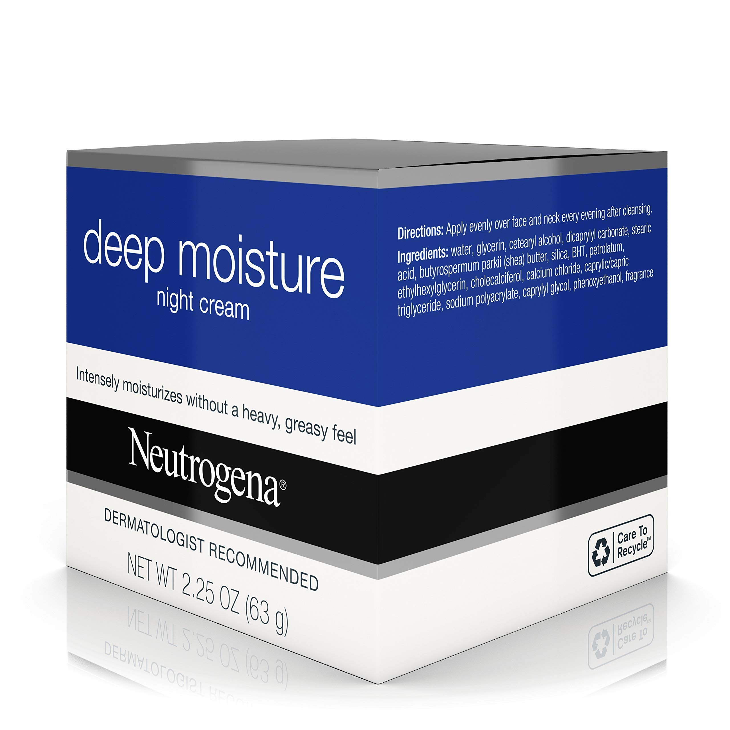 Neutrogena Deep Moisture Night Cream , 2.25 Ounce