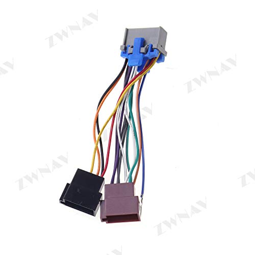 ZWNAV ISO Car Radio Wire Cable Wiring Harness Stereo Adapter Connector Adaptor Plug Fit For BUICK 2004+, CHEVROLET 2000+, GMS 2001+, HUMMER H3 2006+, PONTIAC 2001+,OLDSMOBILE 2001+,SUZUKI Vitara 1999+