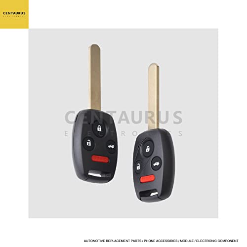 EXAUTOPONE 2Pcs KR55WK49308 Car Key Fob Keyless Control Entry Remote Vehicles Replacement Compatible with Accord 4 Button 35118-SZA-A22 35118-TA0-A00