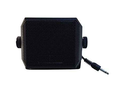 Anteenna TW-09-STRAIGHT Type CB EXTENAL Speaker for Mobile Transceiver (Ham Radio/CB Radio) with Swivel Bracket 5W 1.8M Cable with 3.5mm Mono Straight Type Plug