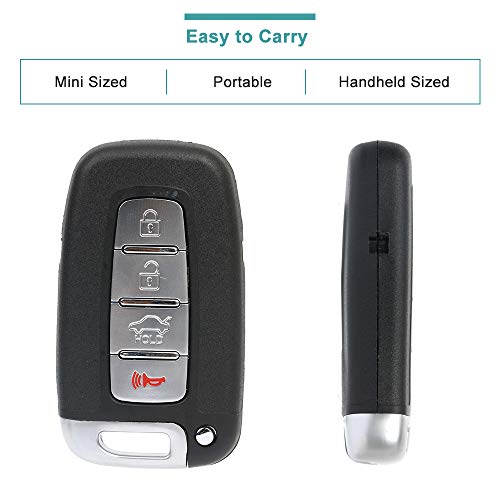 SELEAD Keyless Entry Remote Control Car Key Fob Keyless Entry Remote fit for Hyundai for Kia Azera Equus Genesis Sonata 2011-2015 Antitheft Keyless Entry Systems PCF7952 4 Buttons 1pc US Stock