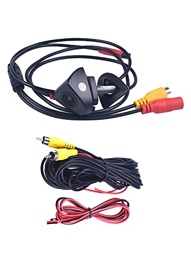 TOTMOX Car Auto Front View Camera Forward Cam, Compatible with Toyota Prado Highlander Land Cruiser Rav4 Camry Corolla Yaris Vizi Reiz Verso