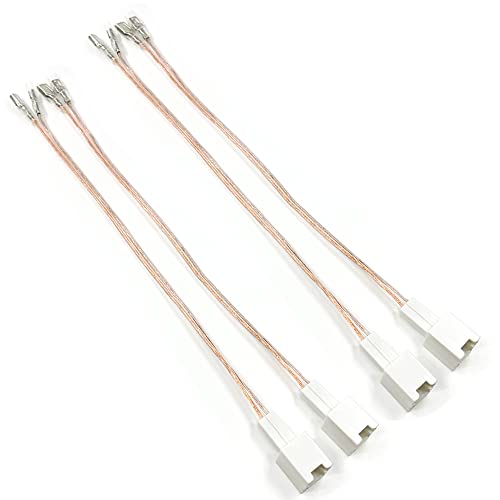 4 Pack Speaker Wire Harness Compatible with 2006-2018 Infiniti Speaker Harness 2004-2021 Nissan Speaker Harness Car Speaker Connector Harness Adapter