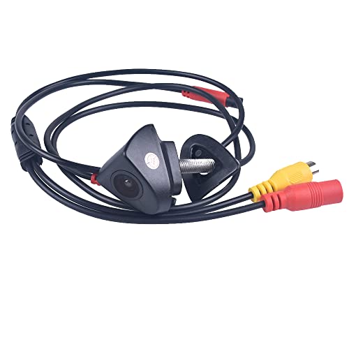 TOTMOX Car Auto Front View Camera Forward Cam, Compatible with Toyota Prado Highlander Land Cruiser Rav4 Camry Corolla Yaris Vizi Reiz Verso