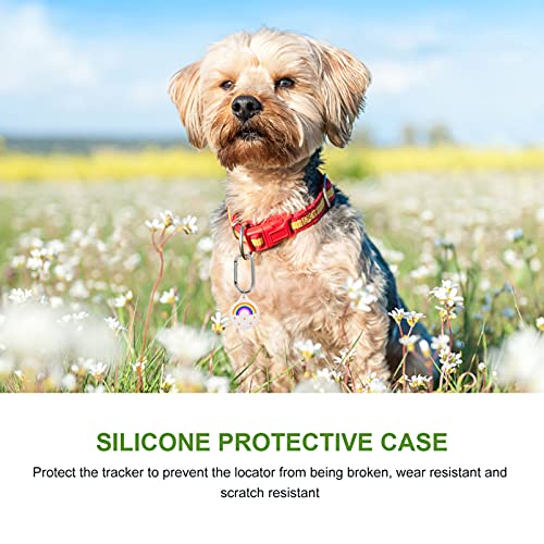 Mikikit 2pcs Portable Shockproof Tracer Covers Locator Cases Tracer Cases Covers Tracer Cases