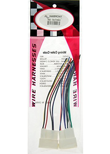 Harmony Audio Compatible with 2014-2017 Kia Forte HA-707304 Stereo to Aftermarket Radio Harness Adapter