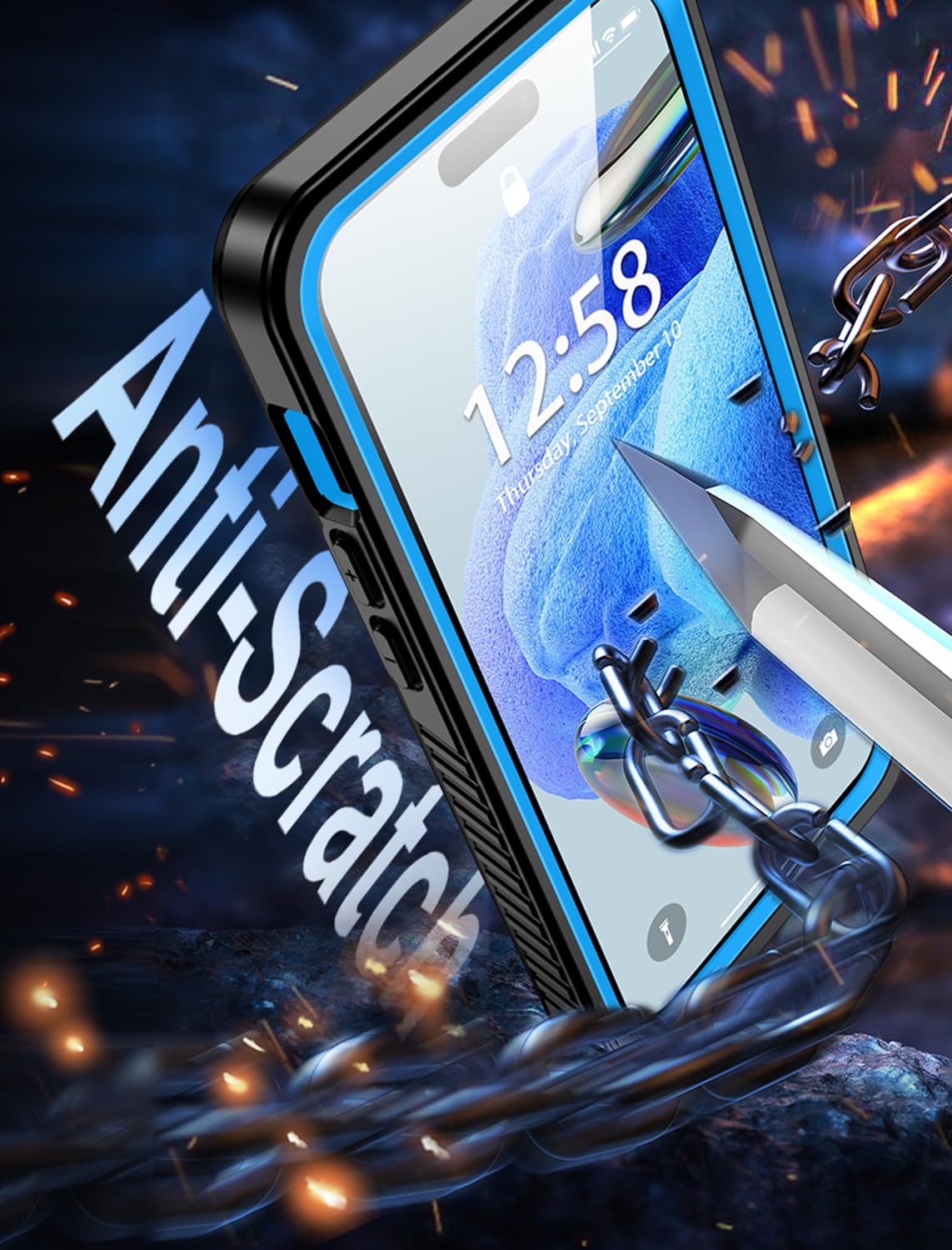 Oneagle for iPhone 15 Pro Case Waterproof,[IP68 Waterproof][Built-in Screen & Lens Protector][Dustproof][Real 360°] Full Body Heavy Duty Rugged Shockproof Protective iPhone 15 Pro Phone Case 6.1"