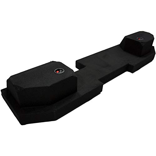 ASC Compatible with 2002-12 Dodge Ram Quad/Crew Cab Truck DTB-2X12-QUAD-UP Dual 12" Subwoofer Box Enclosure