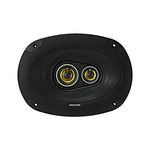 2 Pair Car Speaker Package of 2X Kicker CSC654 300-Watt 6.5" Inch 2-Way Black Coaxial Speakers + 2X CSC6934 450W 6x9 CS Series 3-Way Speakers - Bundle Combo with Enrock 50 Foot 14 Gauge Speaker Wire