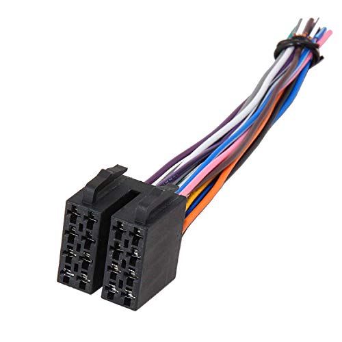 RED WOLF Radio Stereo ISO Wire Harness Adapter CD Player Connector Replacement for 1996-2002 Volkswagen, 1998-2005 Audi, Mercedes-Benz, Porsche Select Aftermarket NAV