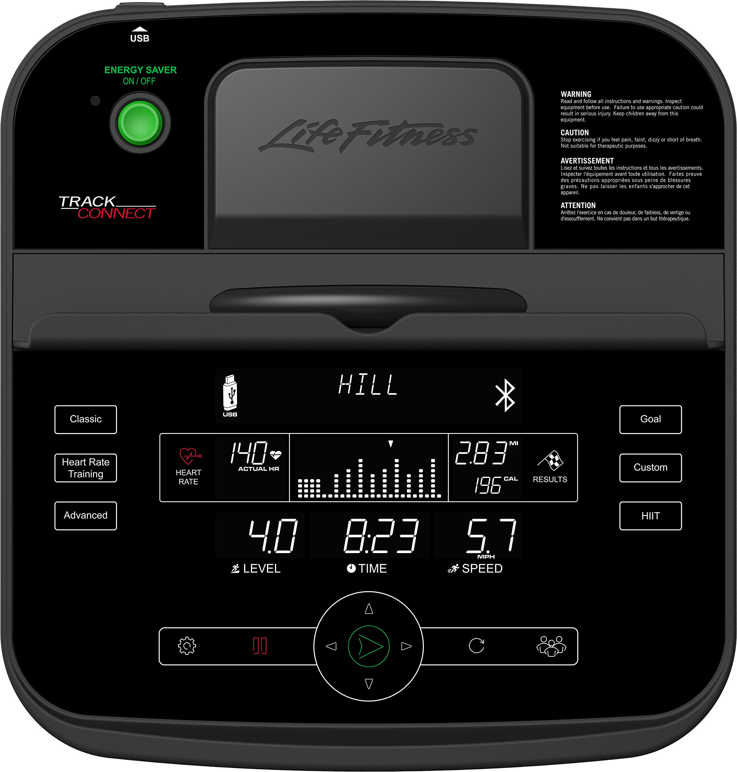 Life Fitness E3 Cross Trainer Elliptical Exercise Machine with Track Connect Console