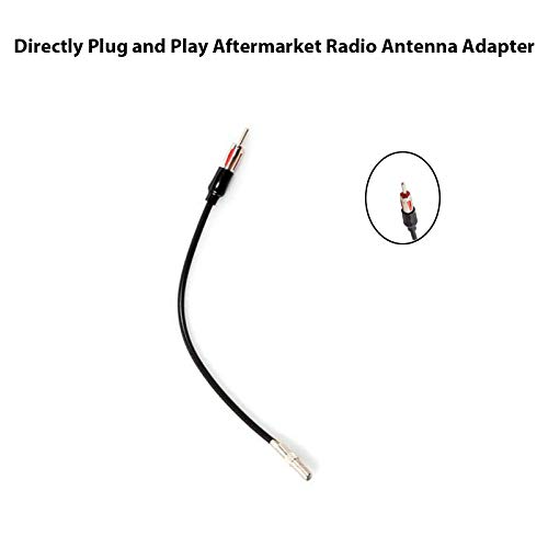 RED WOLF Aftermarket Radio Install Wire Harness W/Antenna Adapter Plug Replacement for Jeep 2003-2007,Dodge ram 2002-2007, Chrysler 2000-2007