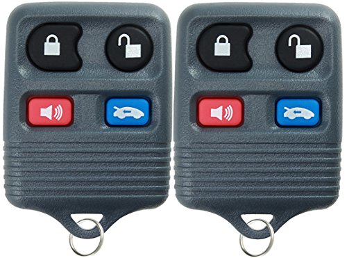 KeylessOption Keyless Entry Remote Control Car Key Fob Replacement for CWTWB1U343, CWTWB1U313 (Pack of 2)