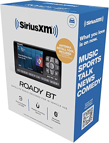 SiriusXM - SXVRBTAZ1 Roady BT (Bluetooth Compatible) In-Vehicle Satellite Radio. Enjoy SiriusXM Through Your Existing Car Stereo for as Low as $5/month + $60 Service Card with Activation