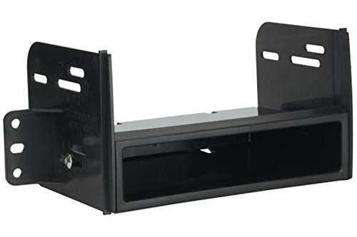 Scosche NN1662B Compatible with 2007-11 Nissan Versa ISO Double DIN & DIN+Pocket Dash Kit Black