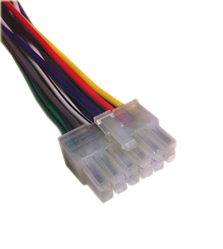 12 Pin Auto Stereo Wiring Harness Plug for Dual Axxera AC504BiM