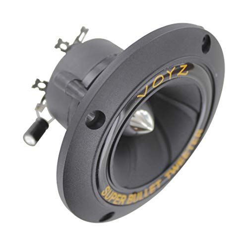 VOYZ 400 Watt 3.5β Piezo Super Horn Tweeters Aluminum Diaphragm 4-8 ohms 1 Pair (2pcs) (PET-1919)
