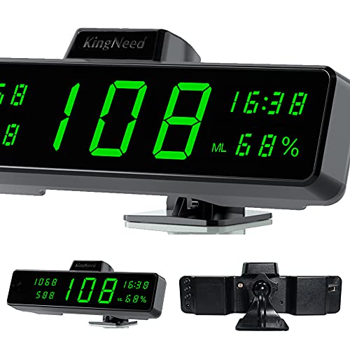 Kingneed C3020 Universal HUD Head Up Display GPS Digital Speedometer with Humidity Detector, MPH Over Speed Warning, Works for Cars & Other Vehicles