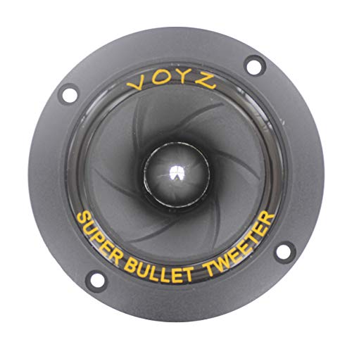 VOYZ 400 Watt 3.5β Piezo Super Horn Tweeters Aluminum Diaphragm 4-8 ohms 1 Pair (2pcs) (PET-1919)
