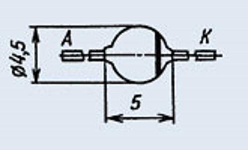Silicon diodes KD258V analoge 1N5397 USSR 4 pcs
