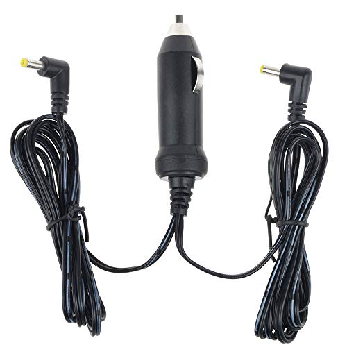 Snlope Car Charger for Dual Screen Portable DVD Player Sylvania Insignia Ematic: Ly-02 Ay4133 Ay4197