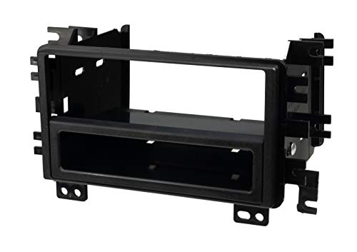 Scosche FD3090B Compatible with Select 1995-2016 Ford, Mercury, Lincoln and Mazda Double DIN & DIN+Pocket Dash Kit Black