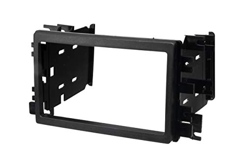 Scosche FD3090B Compatible with Select 1995-2016 Ford, Mercury, Lincoln and Mazda Double DIN & DIN+Pocket Dash Kit Black