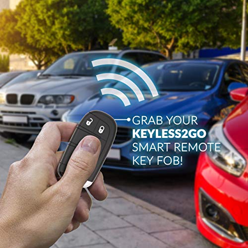 Keyless2Go Replacement for 3 Button Proximity Remote Smart Key for Jeep Compass M3N-40821302 68250335 AB