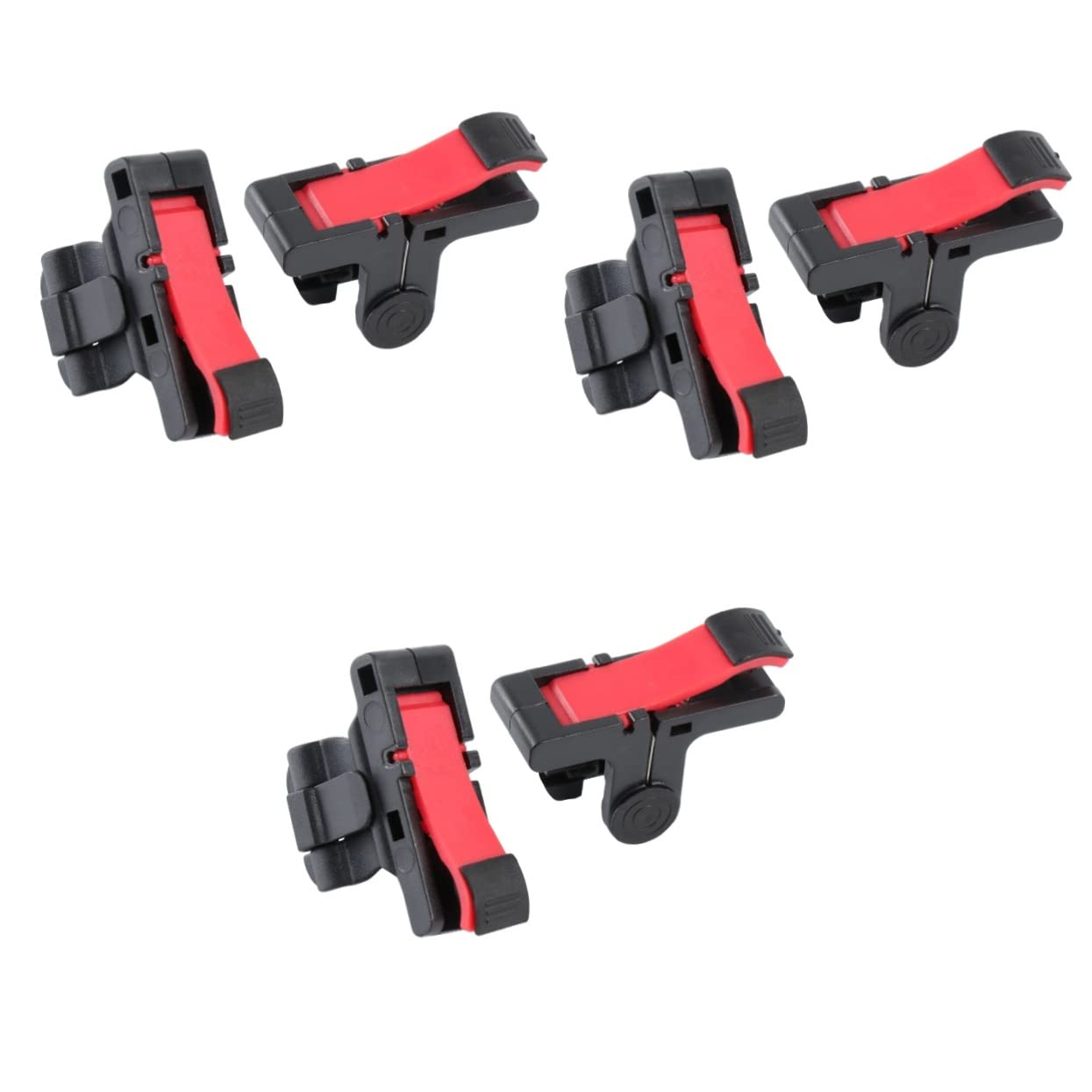 UKCOCO 3pcs Gatillos Para Celular Left and Right Game of Phones Game Sensitive Joysticks Chicken-eating Artifact for Phone Triggers Quick Shooting Button Aim Handle Cell Phone Red