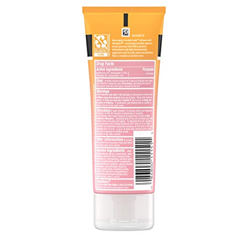 Neutrogena Invisible Daily Sunscreen Lotion, Broad Spectrum SPF 60+, Oxybenzone-Free & Water-Resistant, Sun or Environmental Aggressor Protection, Antioxidant, 3 Fl Oz (Pack of 1)