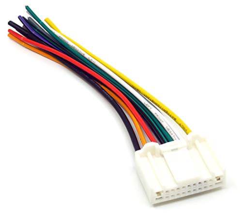 Car Radio Stereo Wiring Harness 20-pin Factory Radio Compatible Compatible with Nissan/Subaru/Infiniti