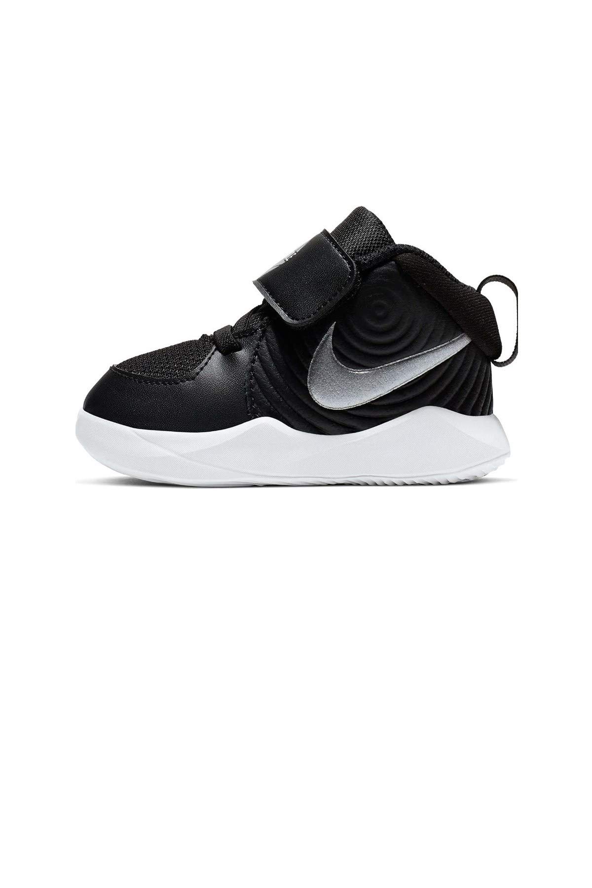 Nike Baby Team Hustle D 9 (TD) Sneaker, Game Royal/Black-White, 6C Regular US Toddler