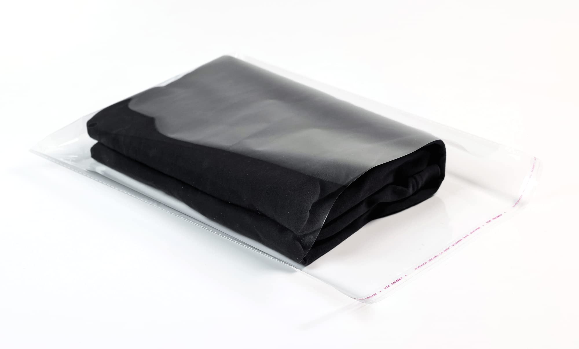 J-Beauty 9 x 13 Inch Clear Apparel Bags Self Seal Flap for T-Shirt,Clothes,Party Wedding Gift Bags (500 Pcs)… (200Pcs)